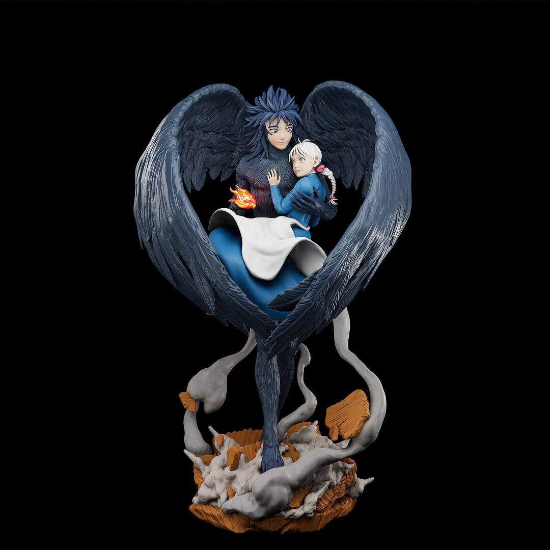 Howl and Sophie STL File for 3D Printing High Quality 3D Model Digital ...