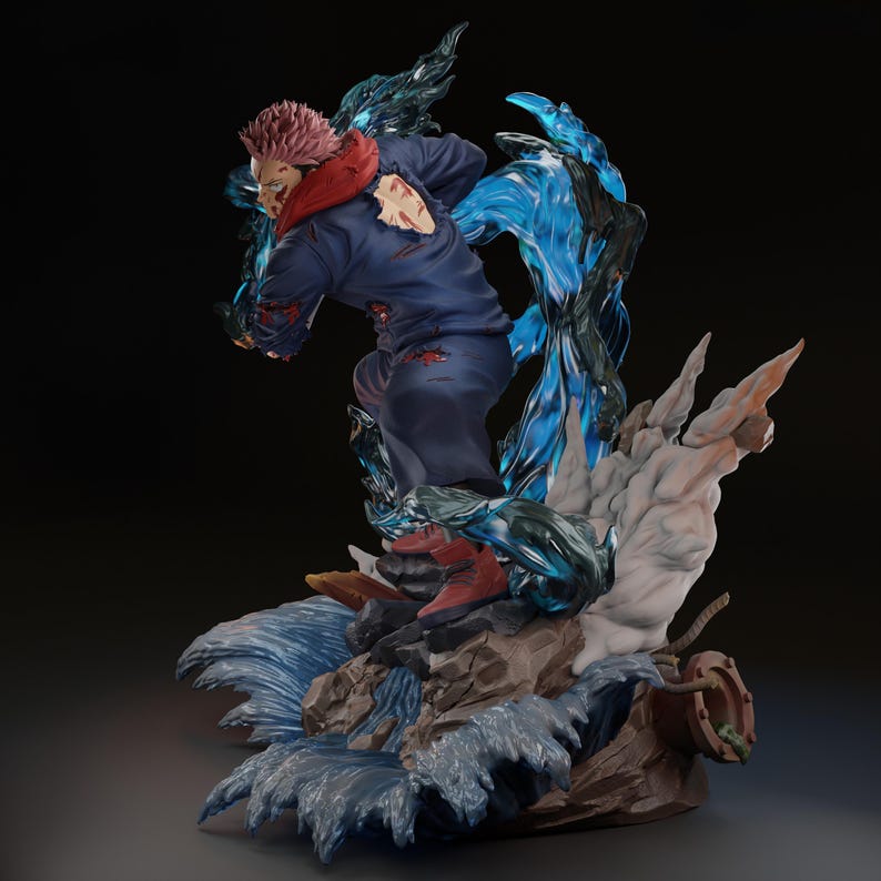 Yuji Itadori Jujutsu Kaisen STL File for 3D Printing High Quality 3D ...