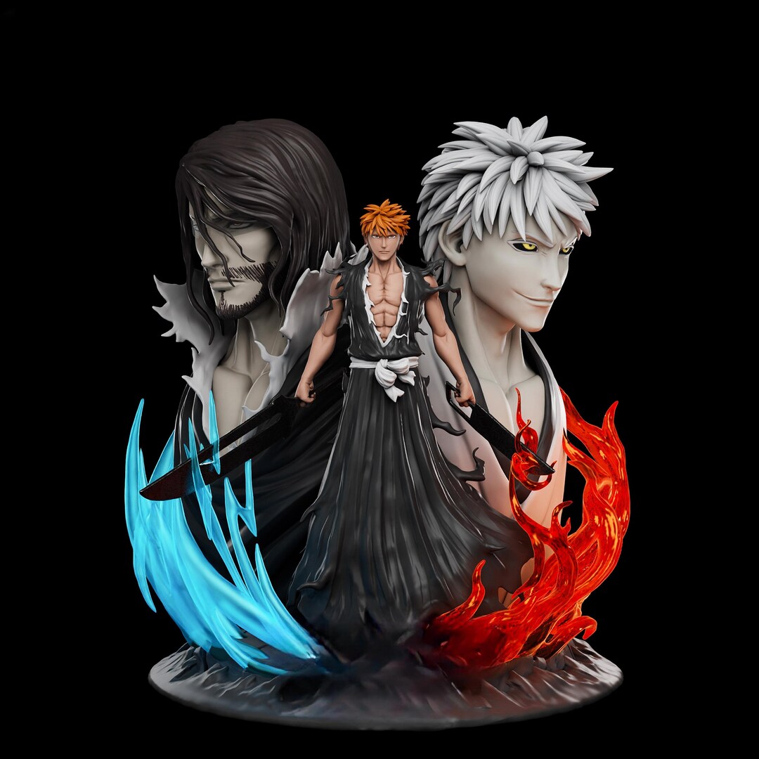 Bleach Ichigo Kurosaki STL File for 3D Printing High Quality 3D Model ...