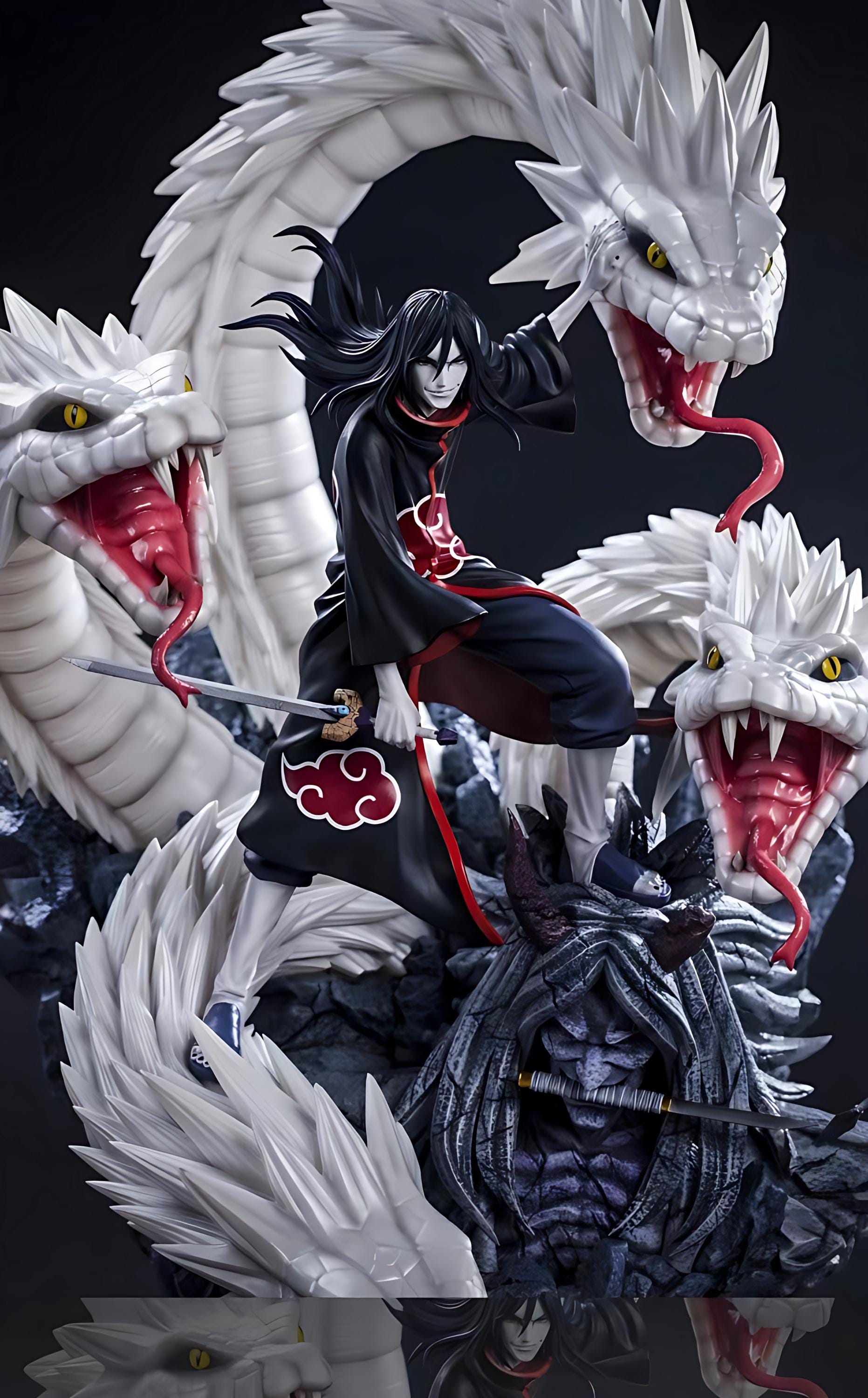 Serpent Sage STL | Forbidden Jutsu 3D Print File | Snake Summoner ...