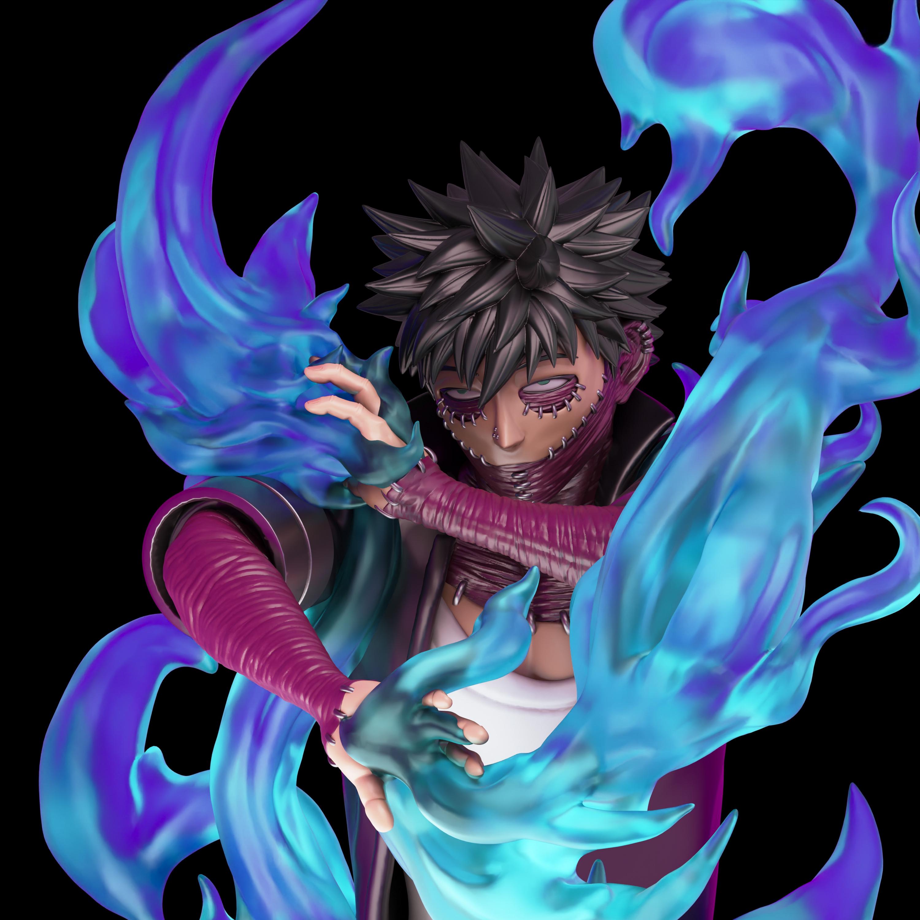 Dabi Bust My Hero Academia STL File for 3D Printing High Quality 3D ...