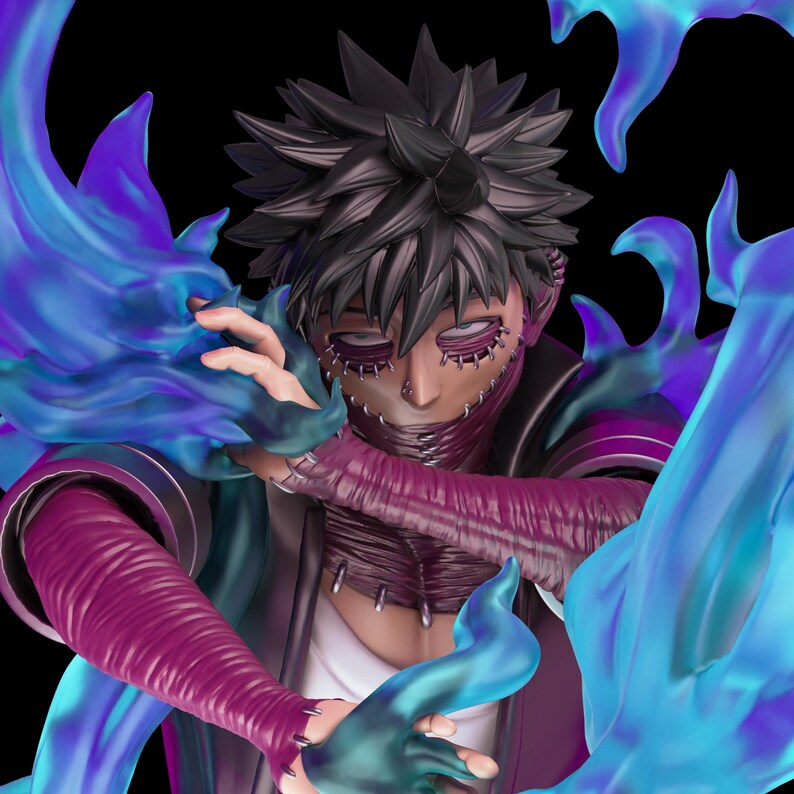 Dabi Bust My Hero Academia STL File for 3D Printing High Quality 3D ...