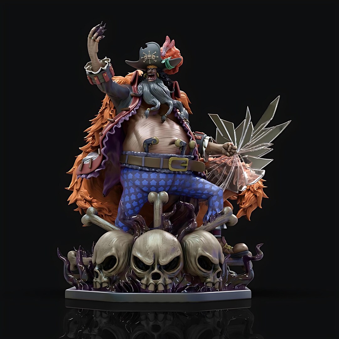 Dark Power Pirate STL | Laughing Titan 3D Print File | Shadow Swirl ...