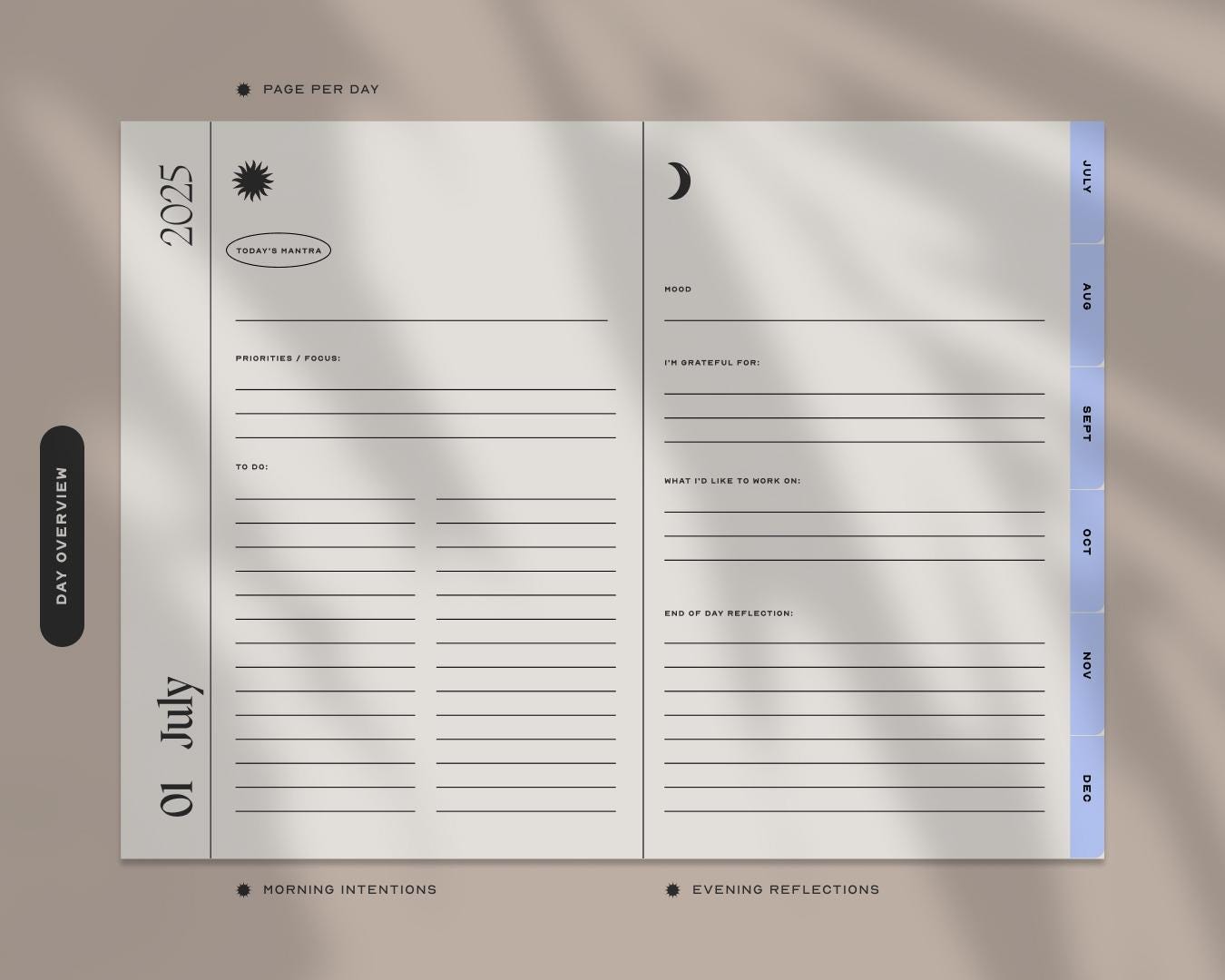 2025 Mid-year Digital Planner: Minimalist iPad Planning (goodnotes ...