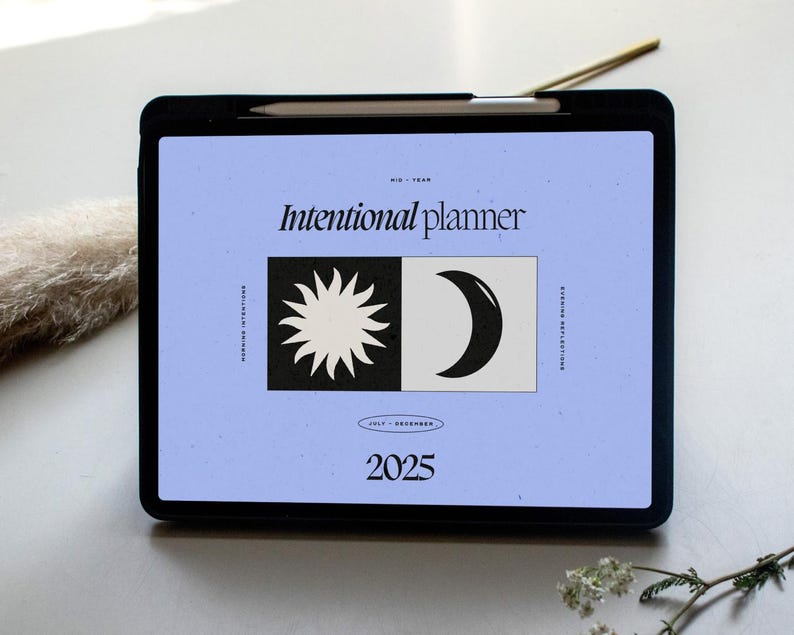 2025 Mid-year Digital Planner: Minimalist iPad Planning (goodnotes ...
