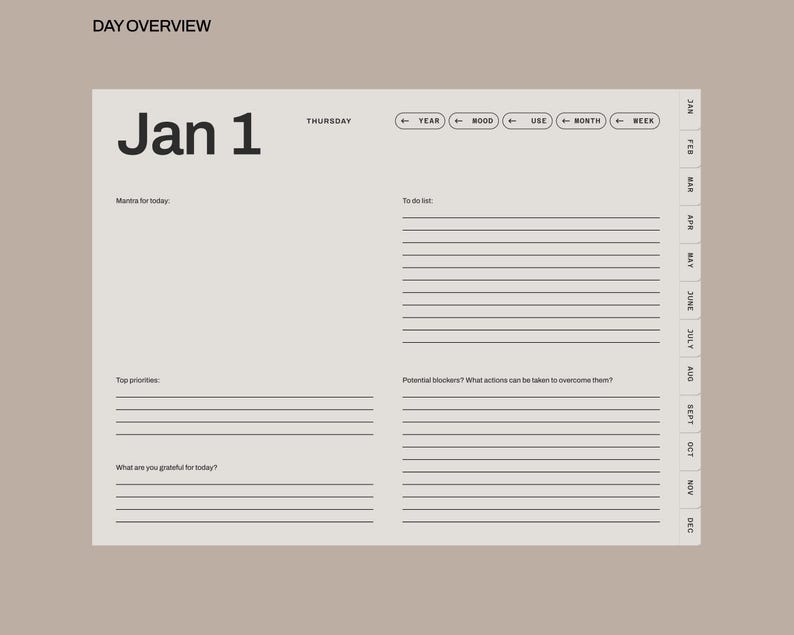 2026 Intentional Planner | Digital Planner & Journal | Compatible With ...