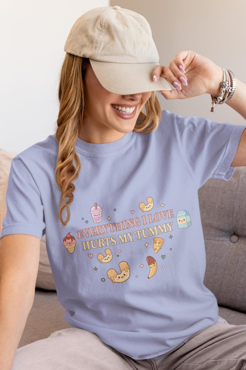 Funny Kawaii Food Clipart: Relatable Quote Design (SVG PNG Digital ...