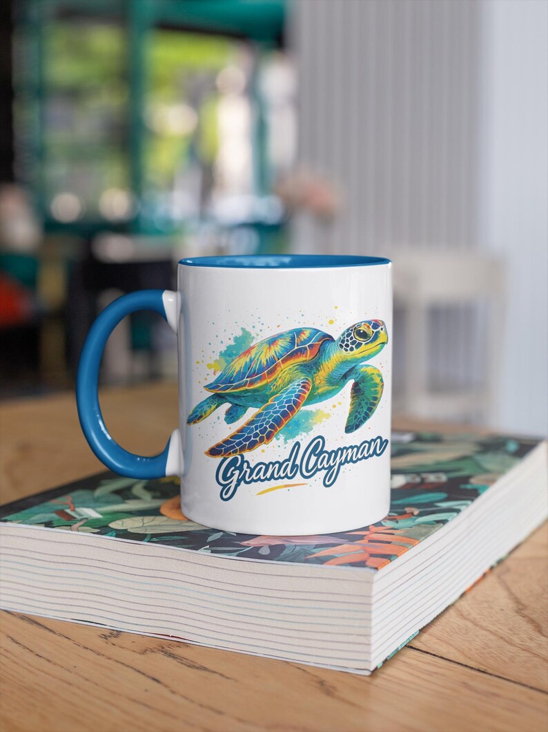 Grand Cayman Sea Turtle SVG: Colorful Beach Shirt Design (digital ...