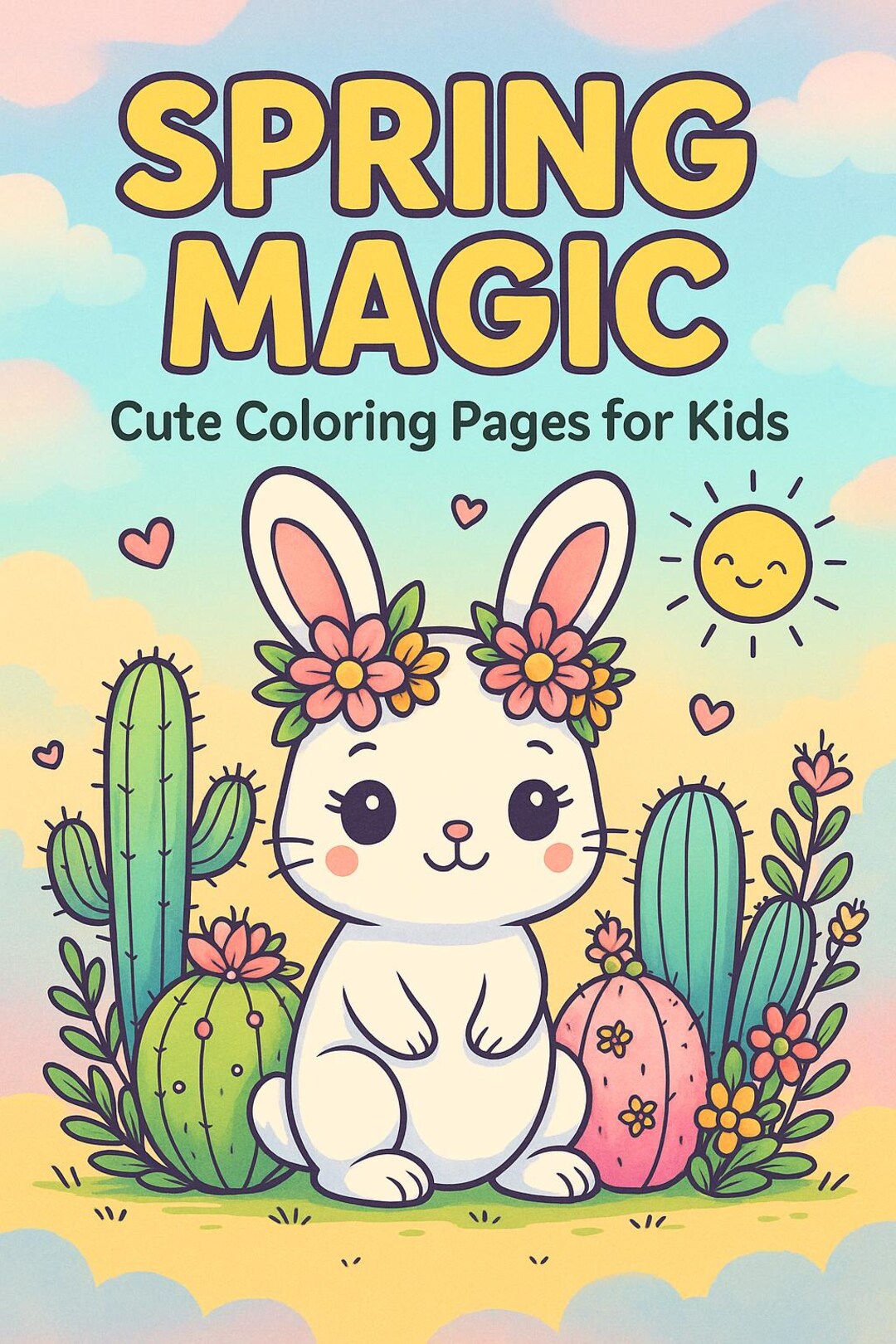 Spring Magic: Cute Coloring Pages for Kids | Adorable Springtime ...