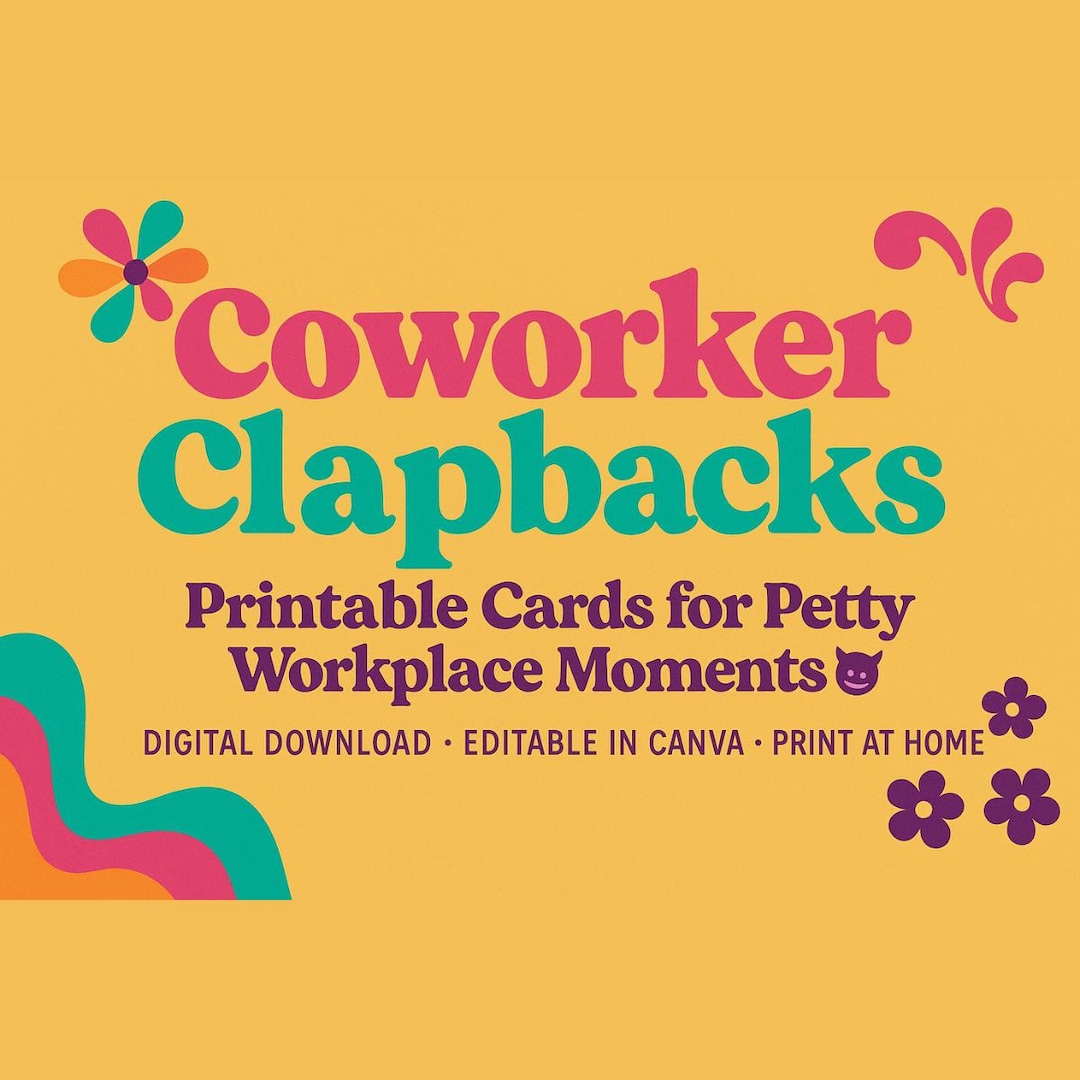 Funny Coworker Clapbacks: Passive Aggressive Office Notes (printable ...