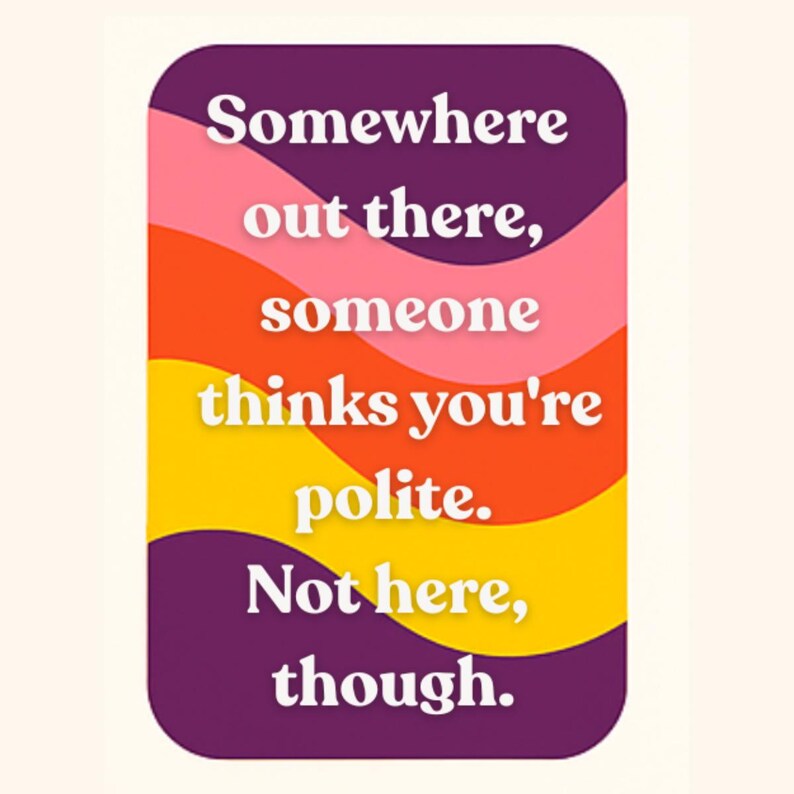 Rude People Pack - Printable Funny Cards for Bad Parking, Bad Vibes ...