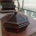 Handmade Wooden Octagon Snack Box With Lid – Rustic Nut Candy Organizer ...