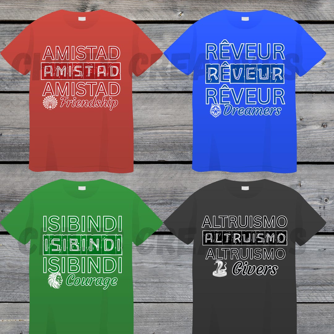 Amistad-isibindi-rêveur-altruismo-split-png-cricut- Silhouette- Cut ...