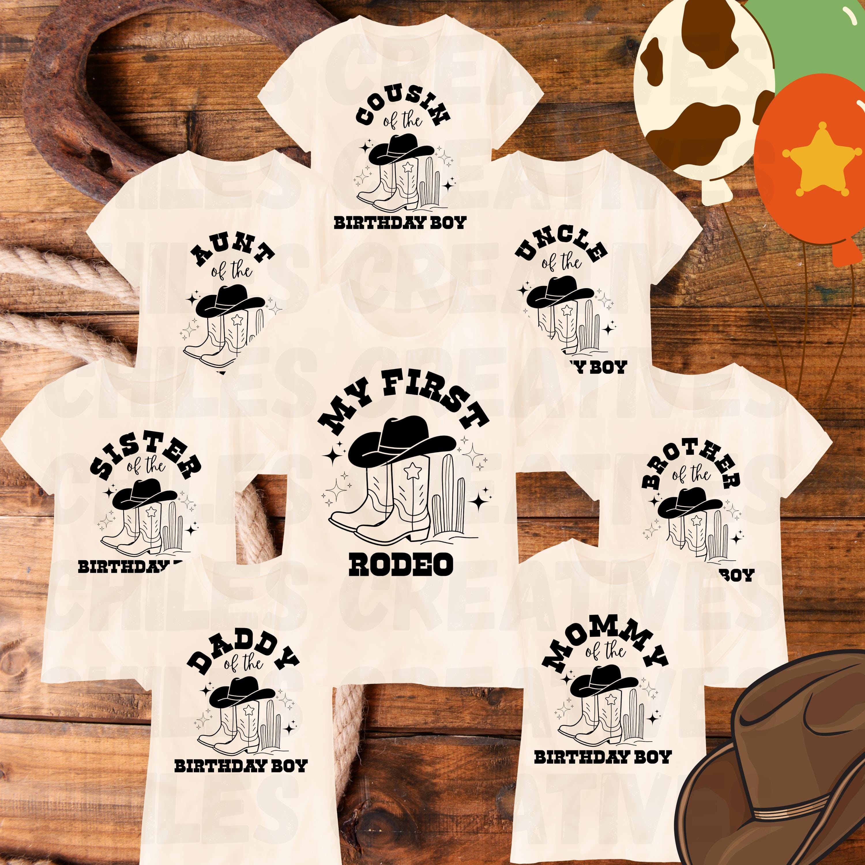 My First Rodeo Png- Family Bundle Png- My 1st Rodeo-digital Download - Etsy