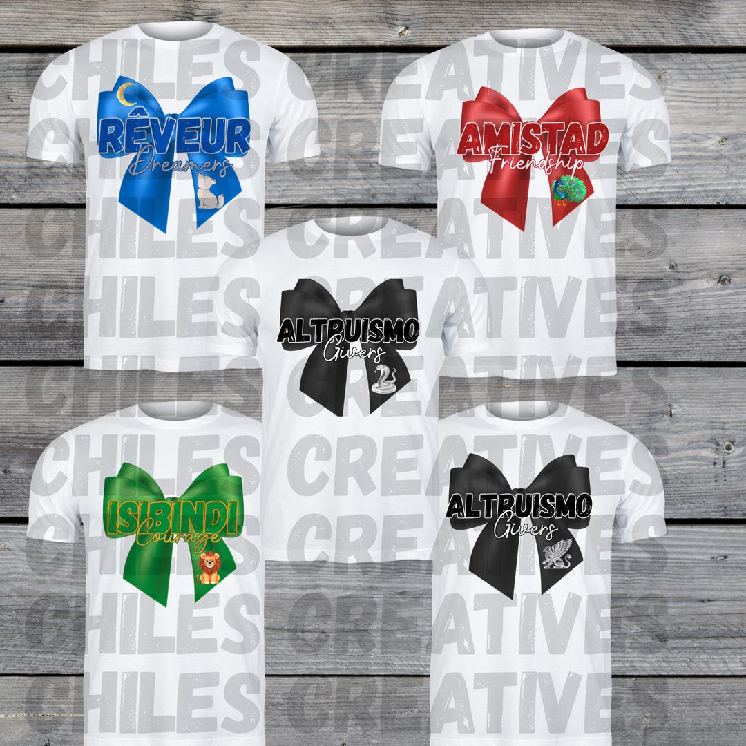 Amistad-isibindi-rêveur-altruismo-bow-png-digital Download-sublimation ...