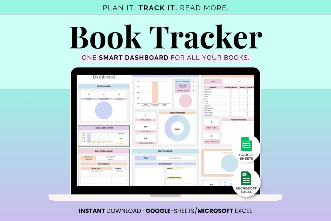 Reading Dashboard and Digital Book Tracker With Virtual Bookshelf for ...