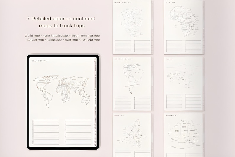 Digital Travel Journal | Travel Planner | Trip Planner, Vacation ...