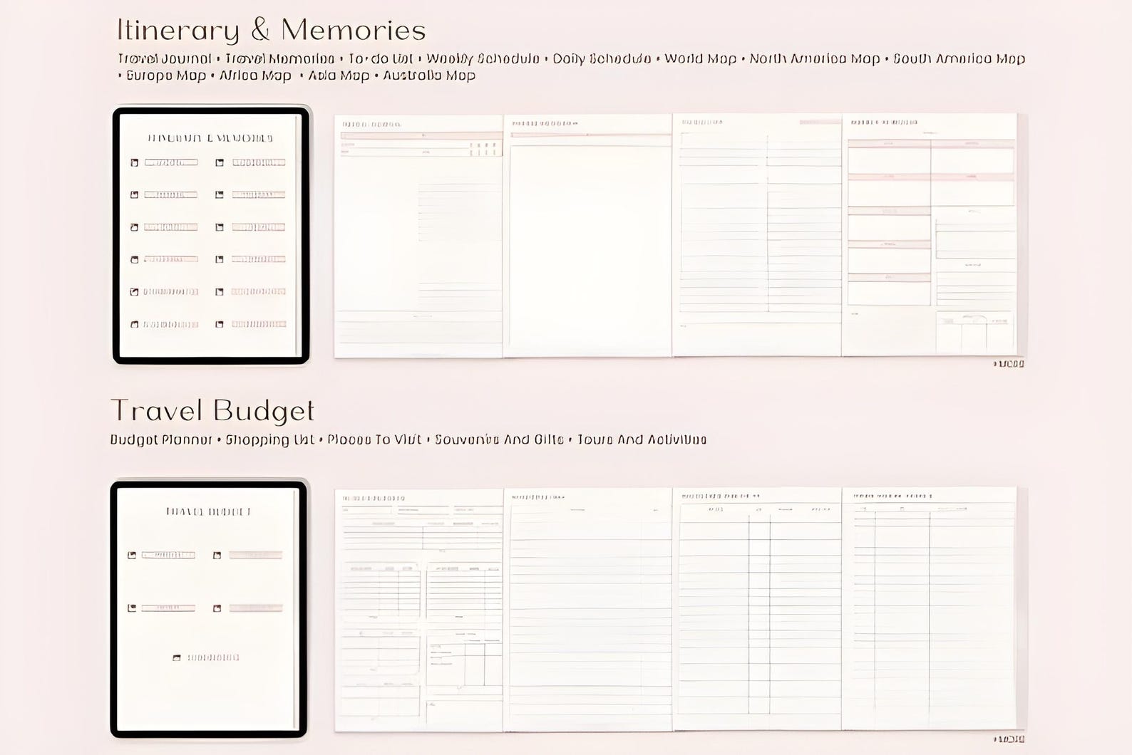 Digital Travel Journal | Travel Planner | Trip Planner, Vacation ...