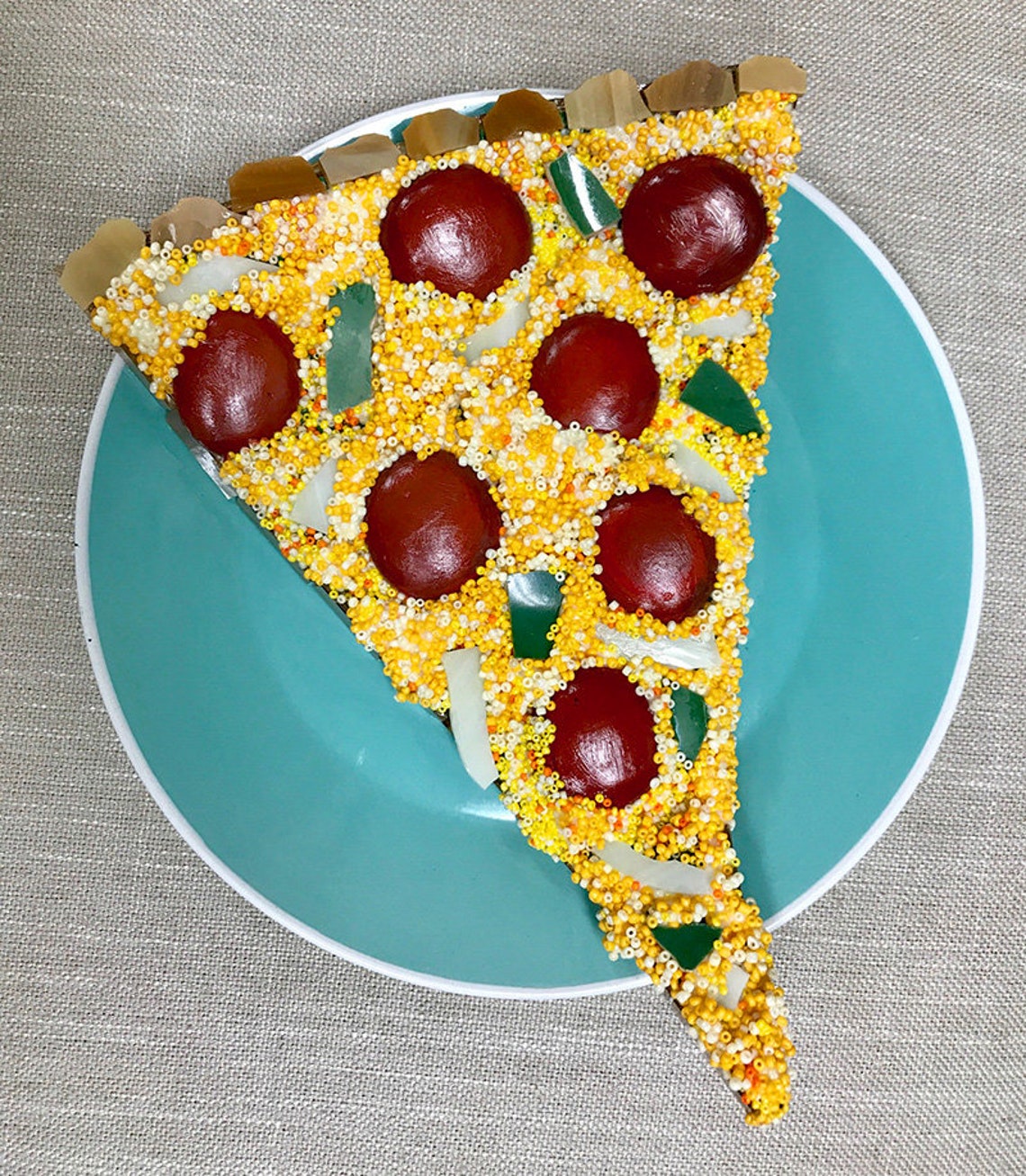 Pizza-fun Food Mosaic - Etsy