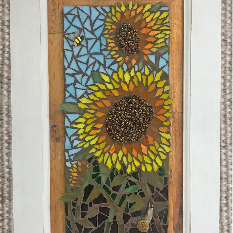 Mosaic Sunflowers - Etsy