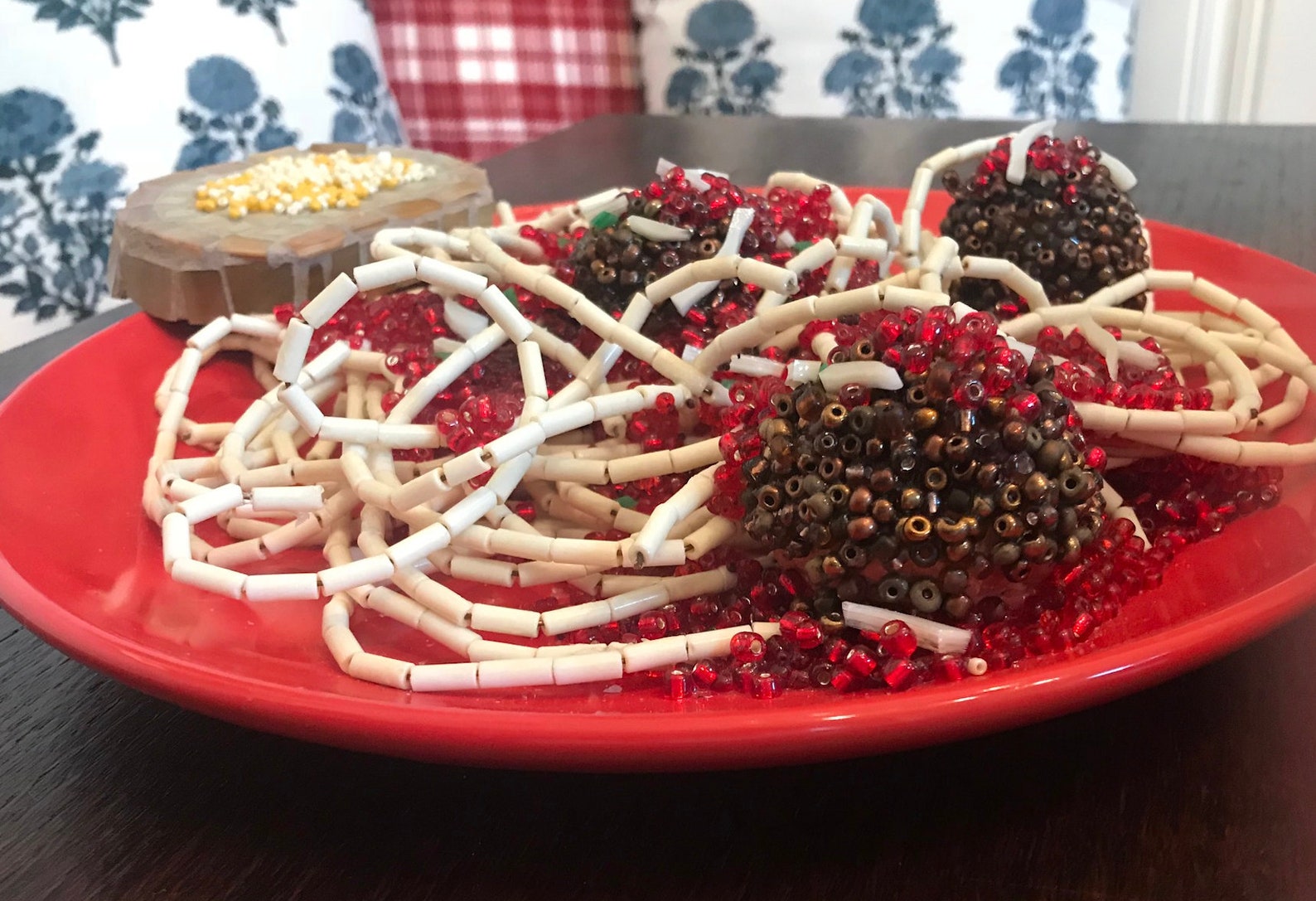 Mosaic Kitchen Art Spaghetti and Meatballs - Etsy