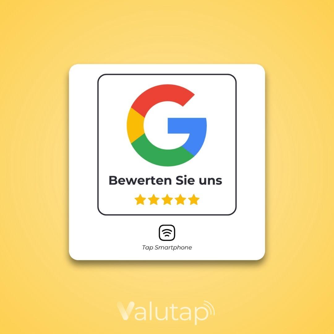Google Rating Review NFC Tag Plate Sticker German Epoxy Resin 3D Doming ...