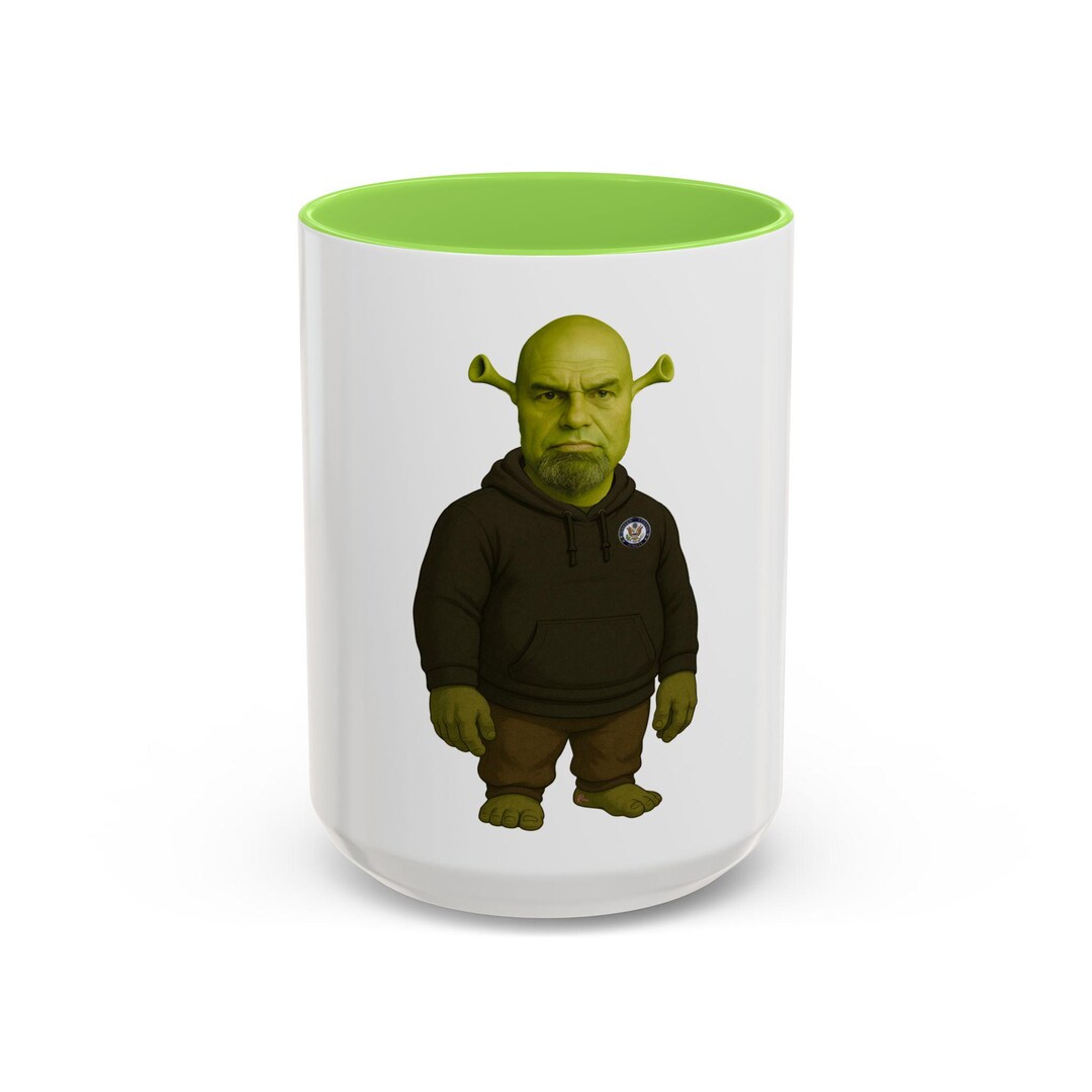 FETTESHREK Whimsical Character Mug, Fun Coffee Cup, Shrek-inspired ...