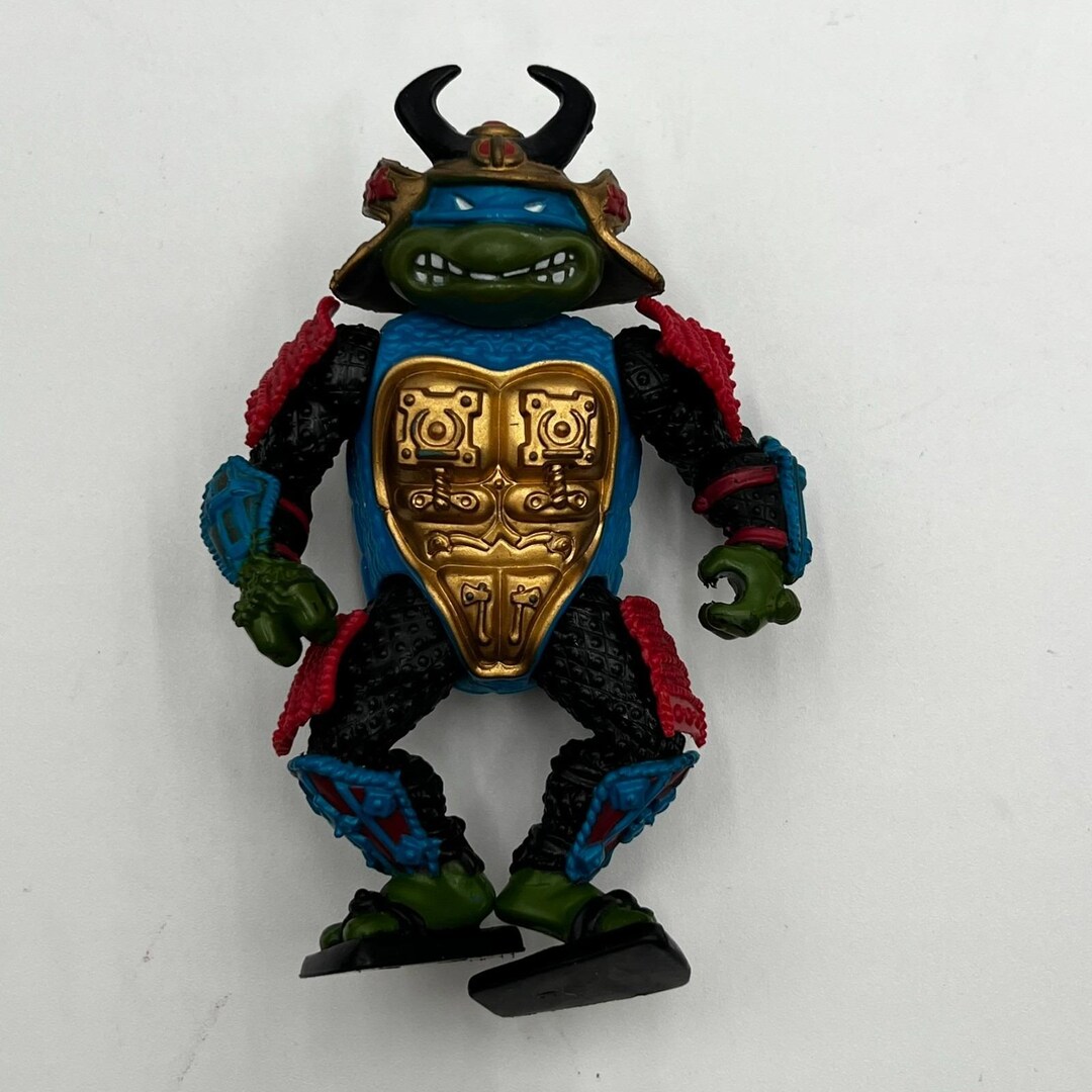 Vintage TMNT Sewer Samurai Leo Leonardo Figure Teenage Mutant Ninja ...