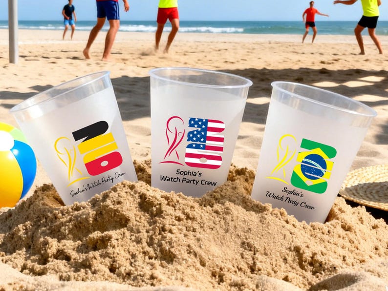 2026 World Cup Frosted Cups, Custom Soccer Cup With Flag, Football ...