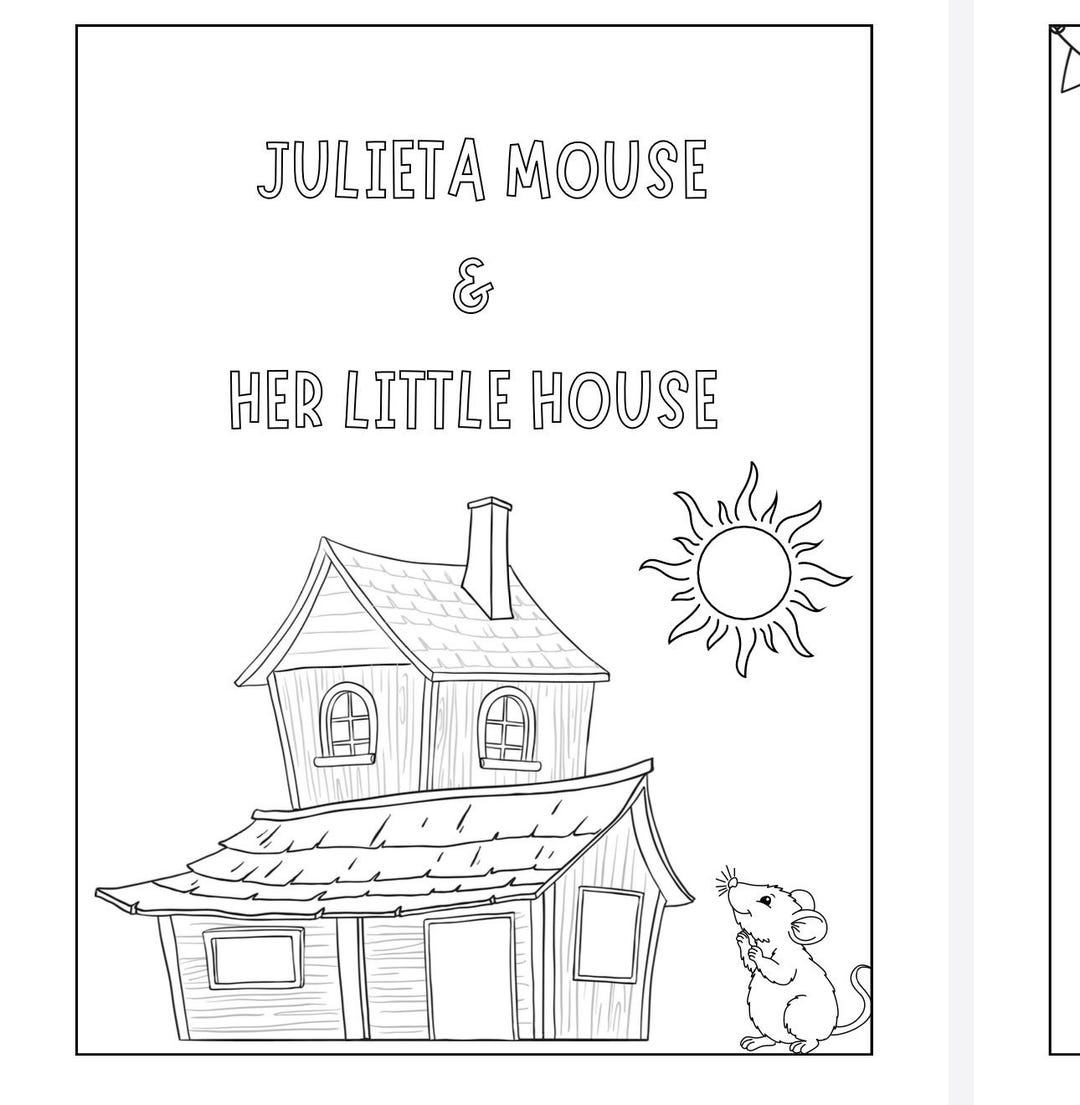 Printable Colouring Story Book for Kids - Etsy Australia
