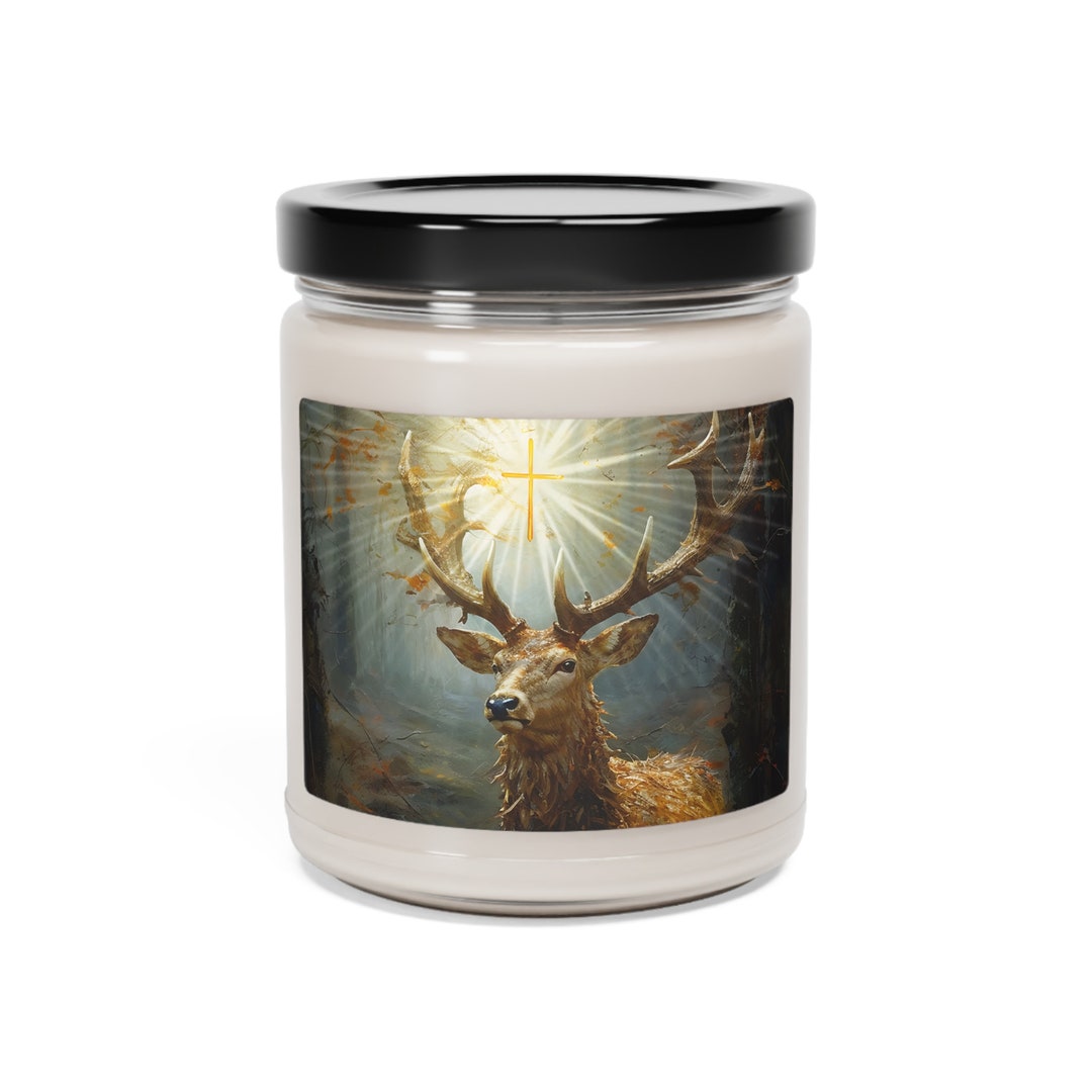 The Stag of Saint Hubert / Saint Hubertus Stag Scented Soy Prayer ...