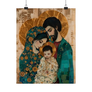 Sacred Love- the Holy Family Portrait - Sanctified Souls Print ...
