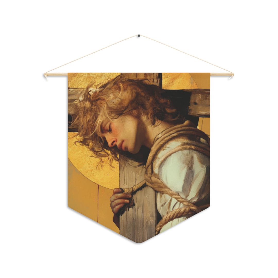 Saint Dismus, the 'good Thief' - Wall Banner / Wall Hanging - Christian ...