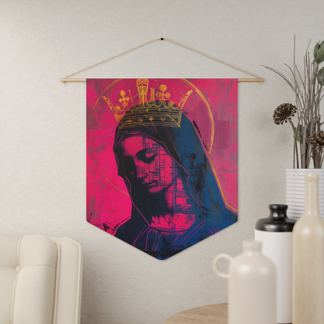 Mary Mother of God - Source of Consolation Pennant / Banner / Wall ...