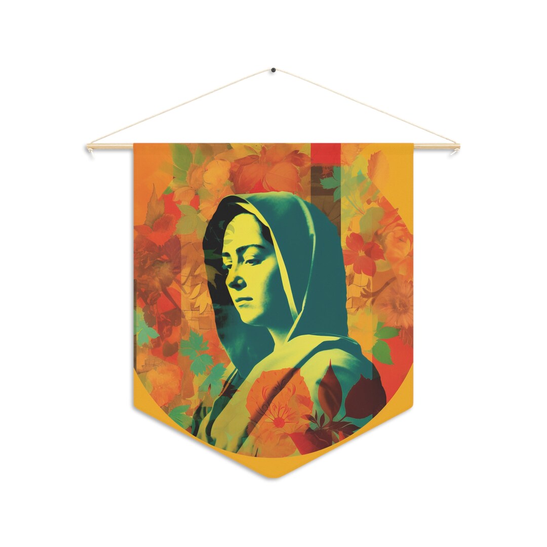Mary the Blessed Virgin Wall Banner / Wall Hanging - Unique Religious ...