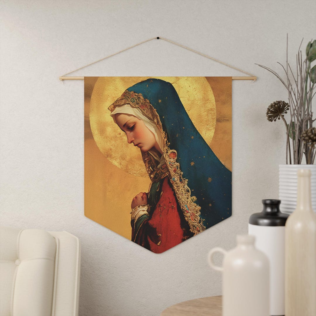 Our Lady of Mercy / Our Lady of Ransom Pennant / Banner / Wall Hanging ...