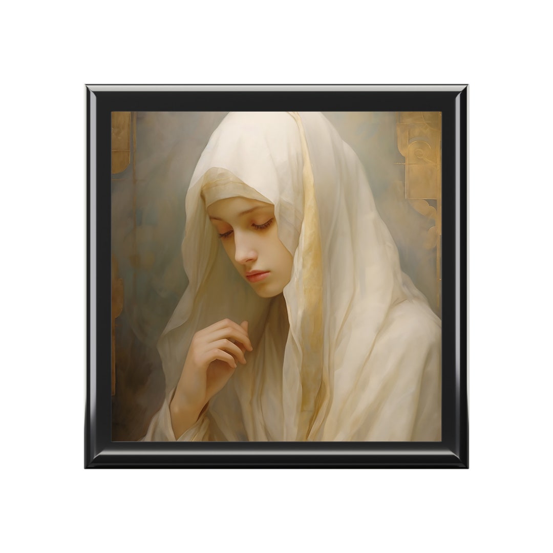 Mary the Blessed Virgin Jewelry Box - Keepsake Box - Memory Box ...