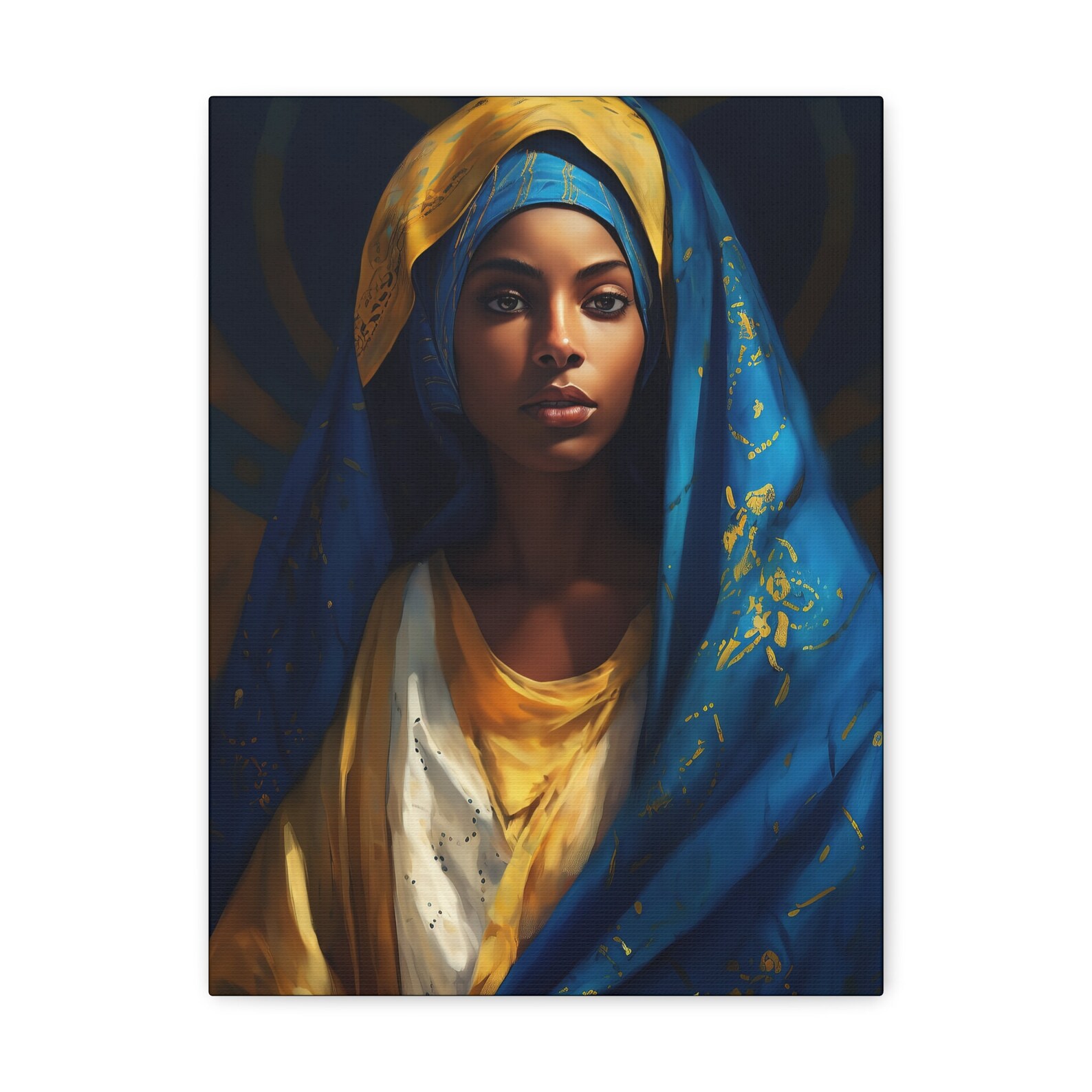 Mary the Blessed Virgin - Gallery Wrapped Canvas - Sanctified Souls ...