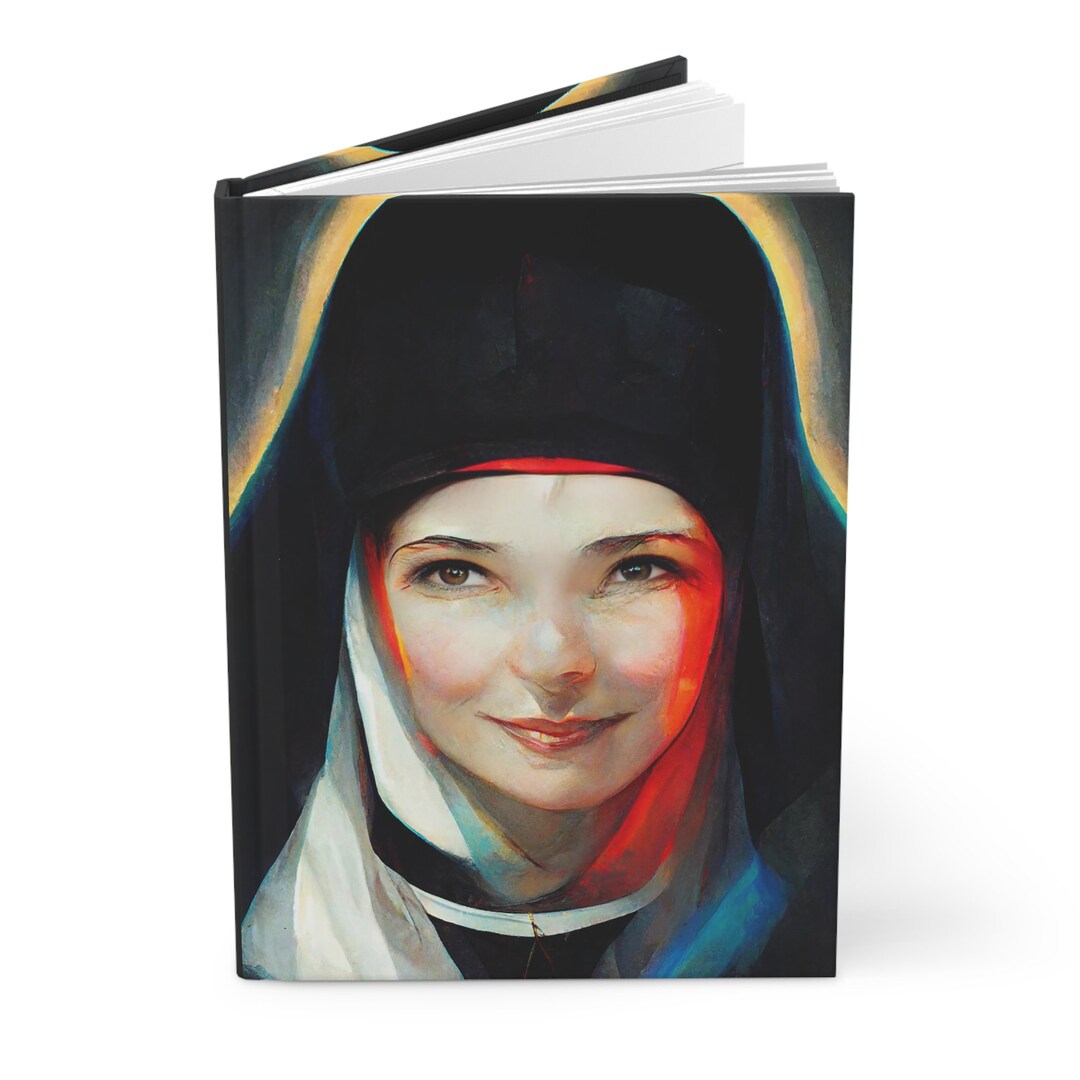 Saint Maria Faustina Kowalska Hardcover Lined Journal - Desert Mother ...