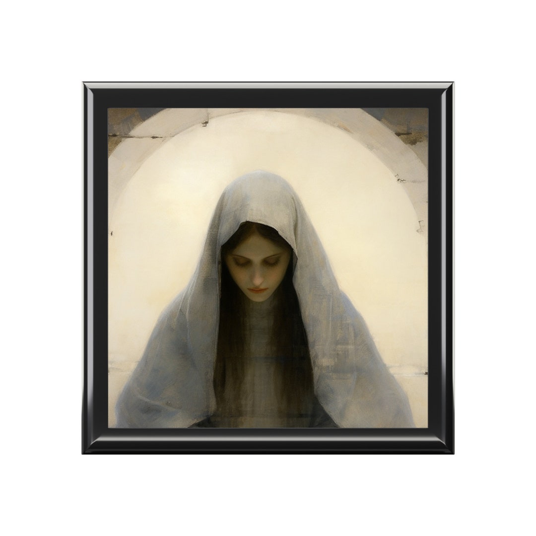 Mary the Blessed Virgin Jewelry Box - Keepsake Box - Memory Box ...