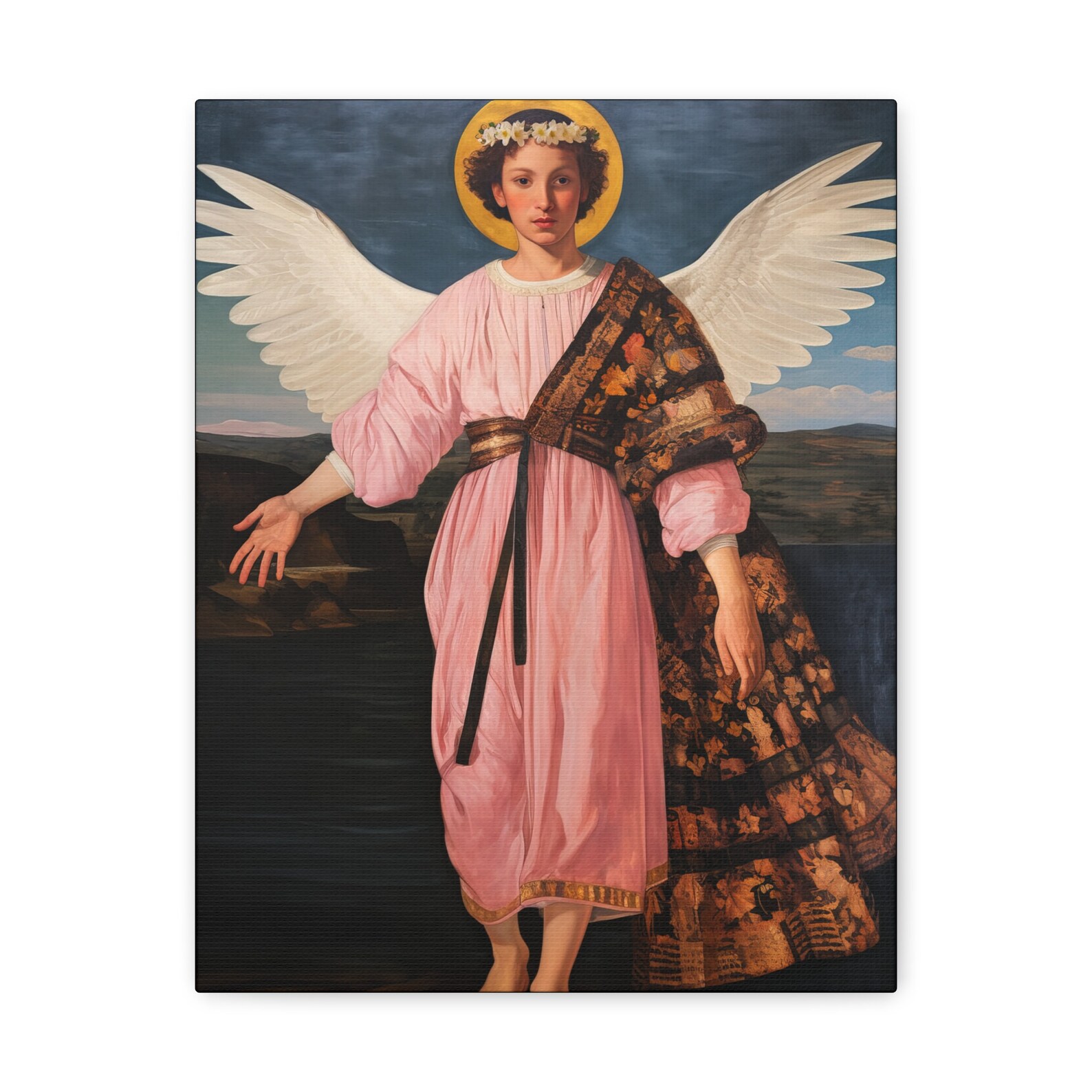 Saint Raphael the Archangel Gallery Wrapped Canvas Sanctified Souls ...