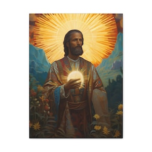 Saint Benignus of Dijon Gallery Wrapped Canvas Sanctified Souls Print ...