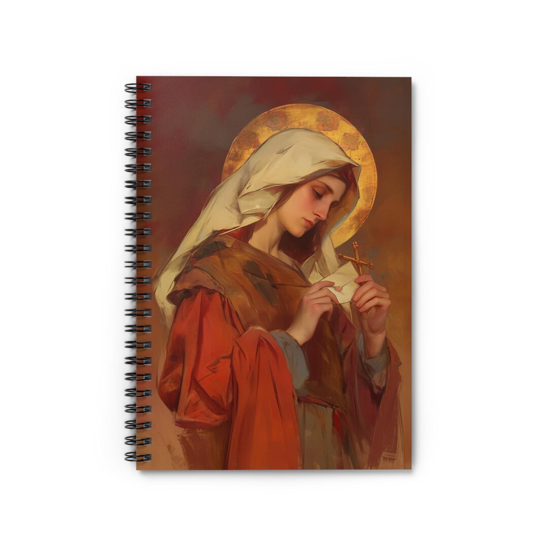 Saint Phoebe - Sanctified Souls Art - Religious - Spiral Notebook ...