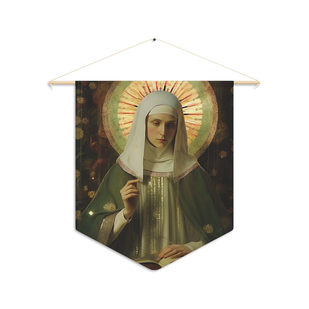 Saint Ingrid of Sweden Wall Banner / Wall Hanging Prayer Room Art ...