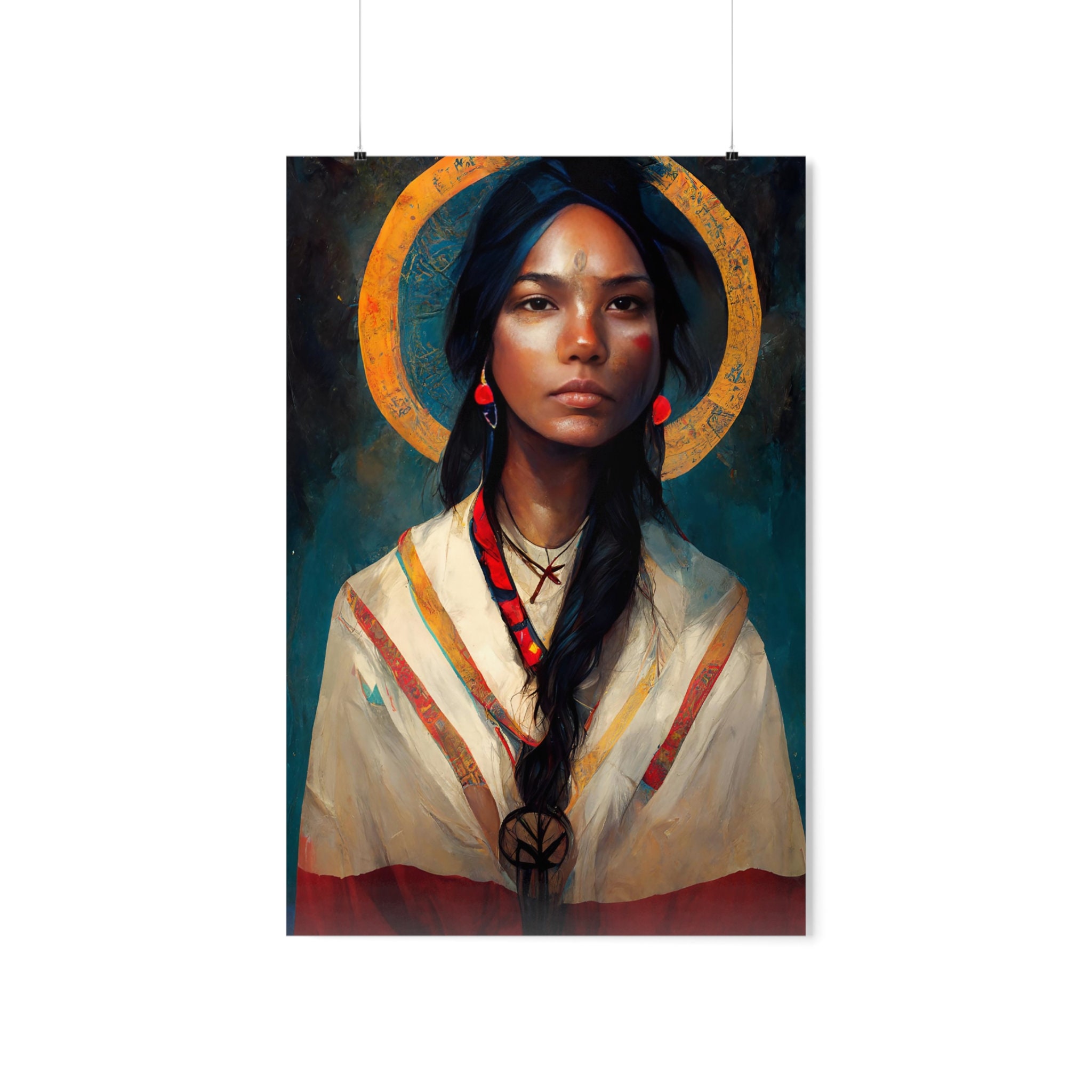 Saint Kateri Tekakwitha Sanctified Souls Print Multiple Sizes Premium ...