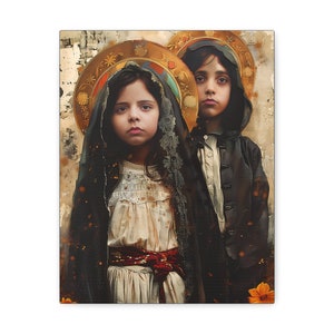 Saints Francisco and Jacinta Marto - Gallery Wrapped Canvas ...