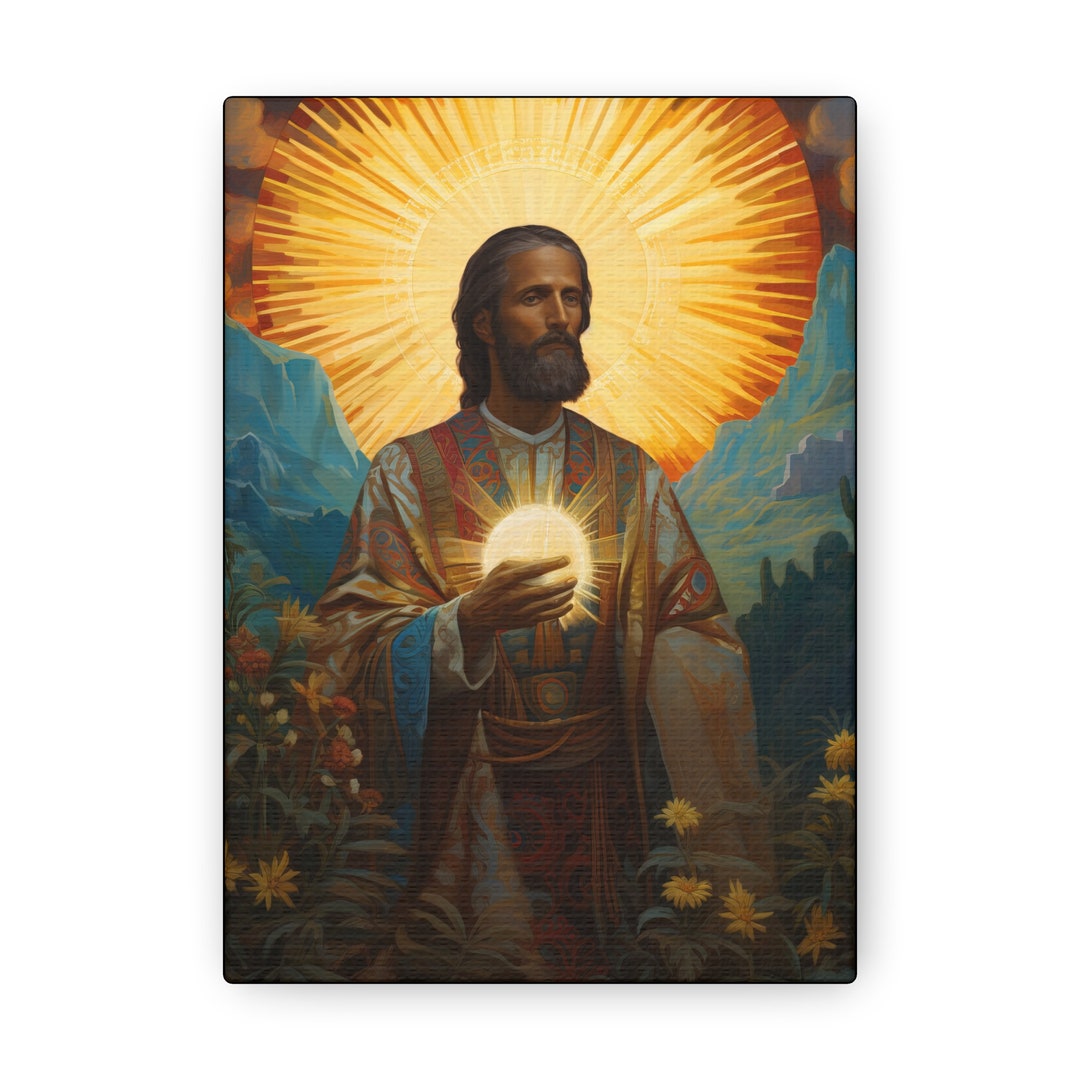 Saint Benignus of Dijon Gallery Wrapped Canvas Sanctified Souls Print ...