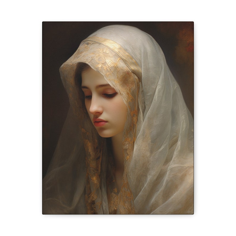 Mary the Blessed Virgin - Gallery Wrapped Canvas - Sanctified Souls ...