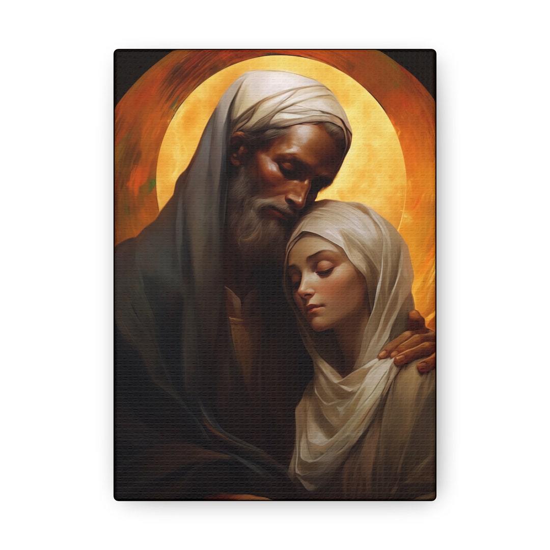 Saint Joachim and Saint Anne Canvas Print - Multiple Sizes - Catholic ...