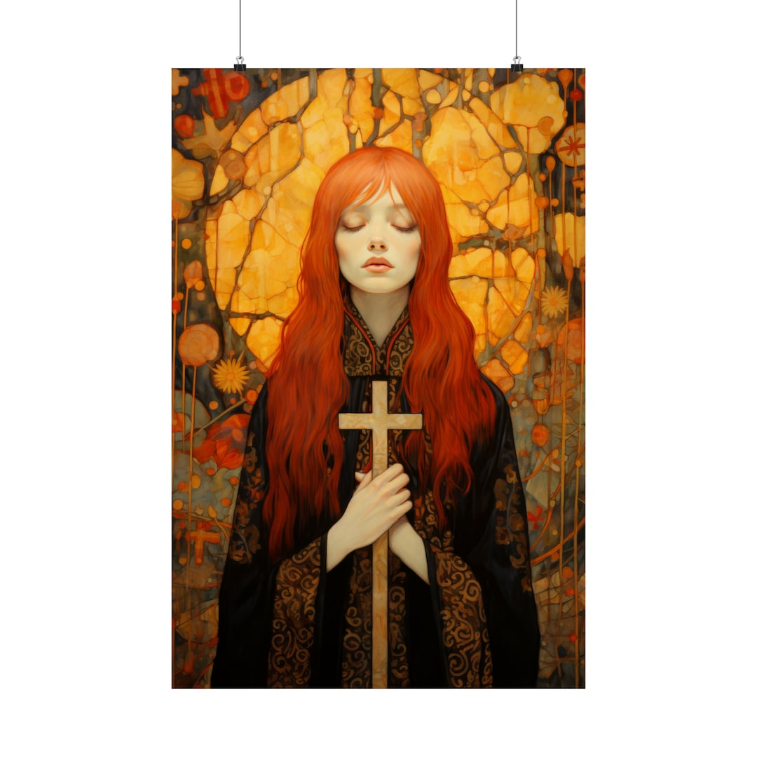 Saint Mary Magdalene - Inner Light and Peace Print - Sanctified Souls ...